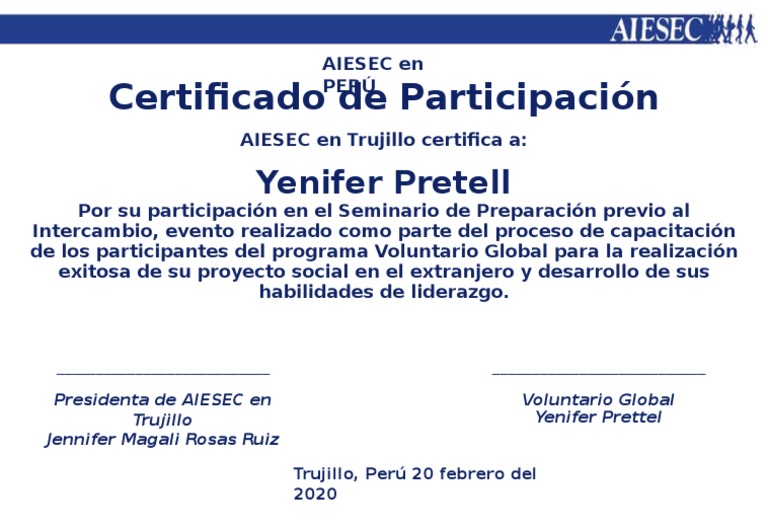 Certificado Ops Plantilla | PDF