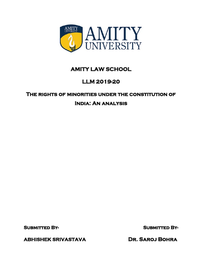 Minority Rights PDF | PDF | Minority Group | Government Information