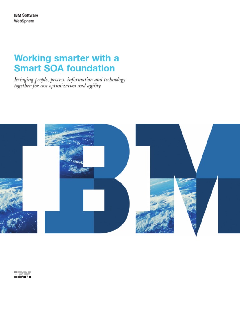 SOA Working Smarter Brochure | PDF | Service Oriented Architecture ...