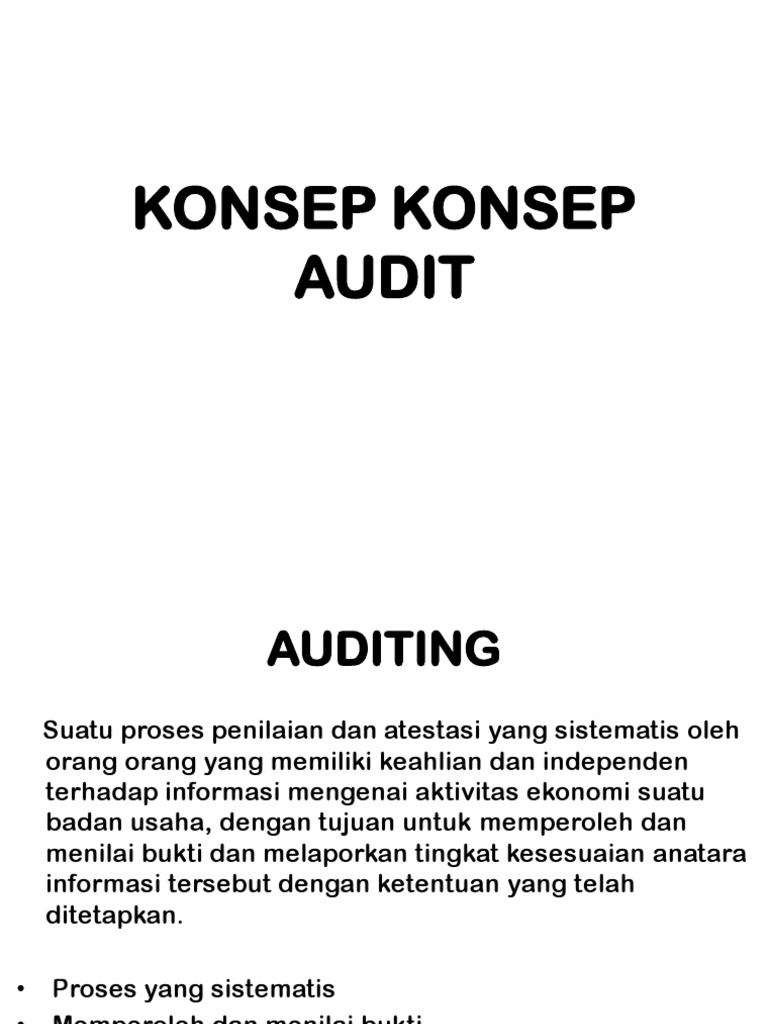 Konsep Audit - Edp Audit PDF | PDF