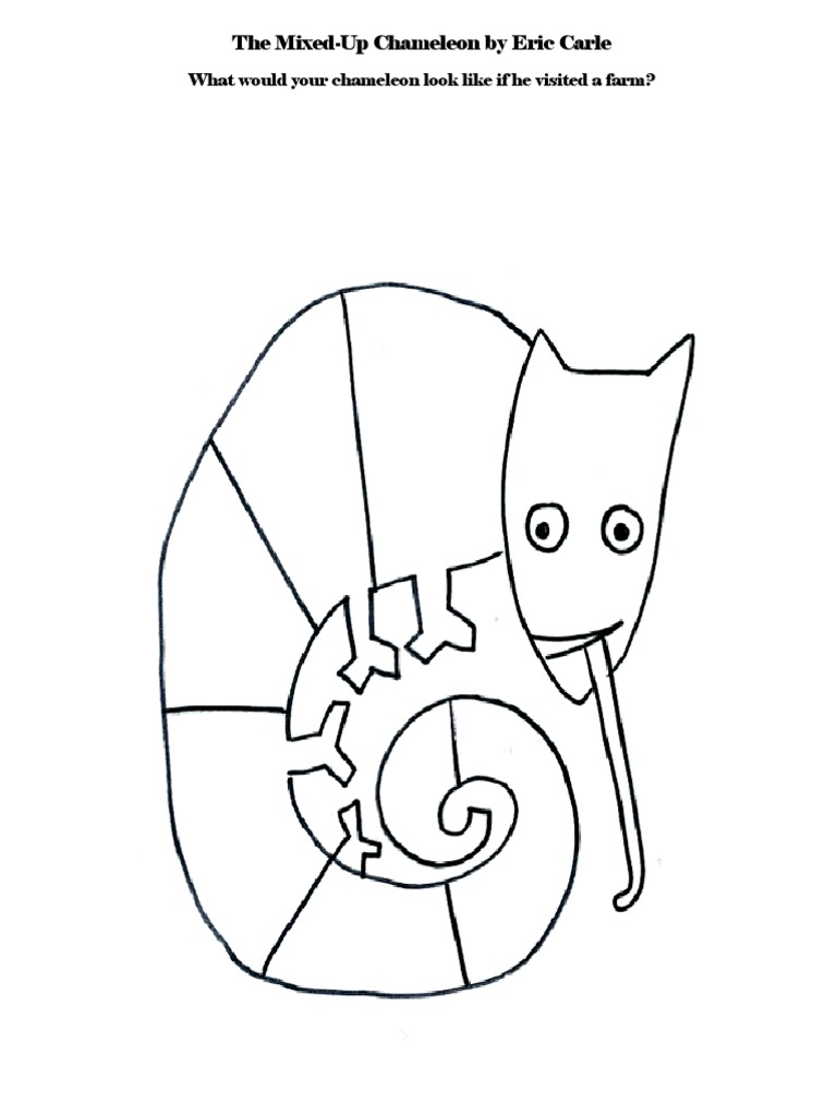 The Mixed-Up Chameleon by Eric Carle: What Would Your Chameleon Look ...