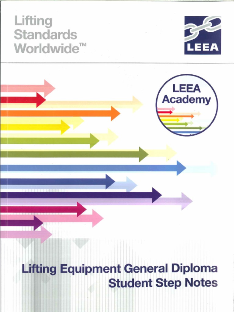 LEEA Lifting Equipment General Diploma PDF | PDF