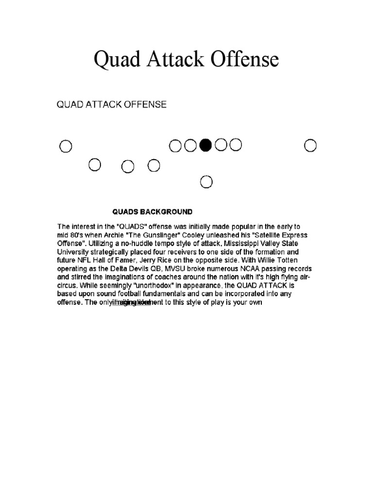 Quad Attack Offense | PDF