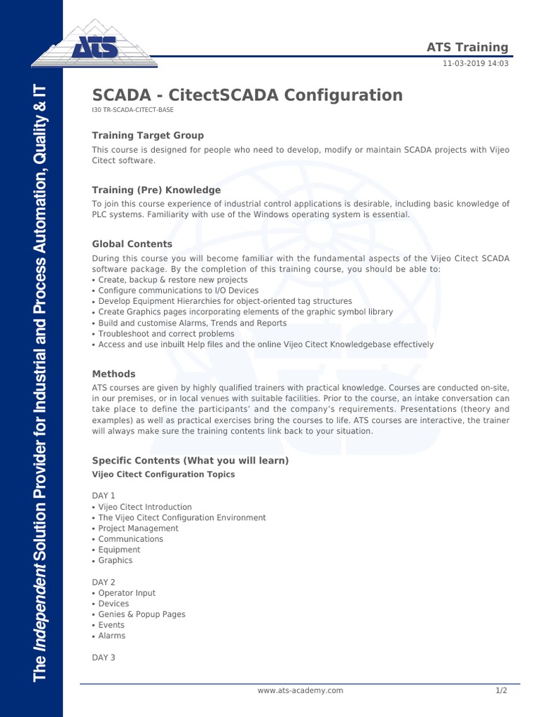 SCADA - CitectSCADA Configuration | PDF | Scada | Computer Programming