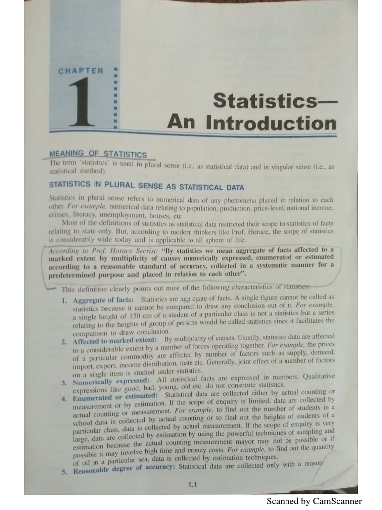 Stats Introduction | PDF