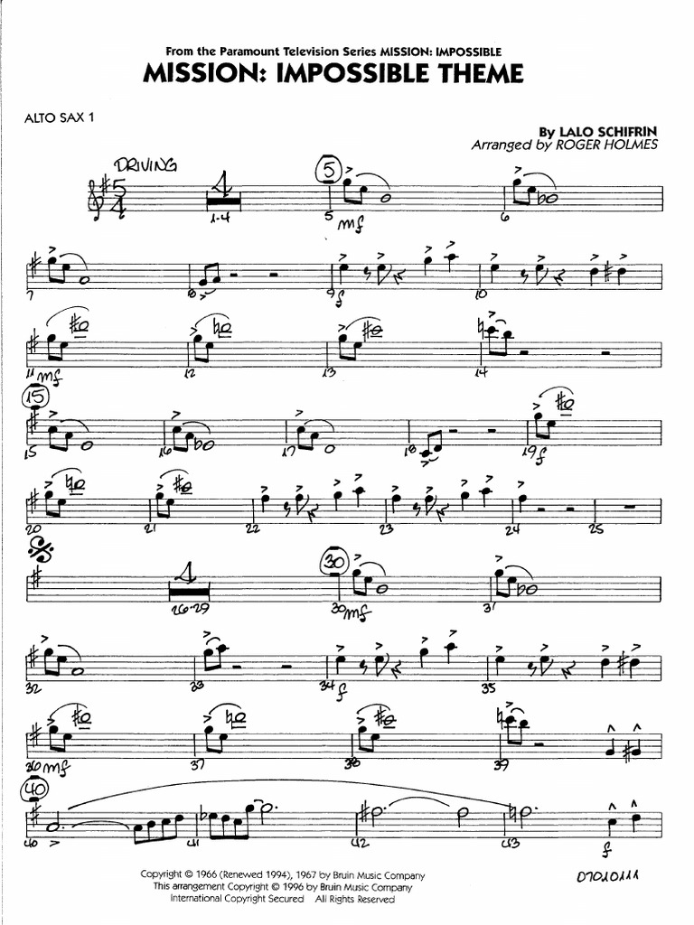 Mission Impossible Theme-1 PDF | PDF