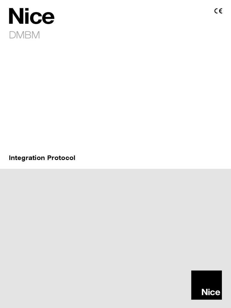 Nice DMBM Integration Protocol | PDF | Interface (Computing ...