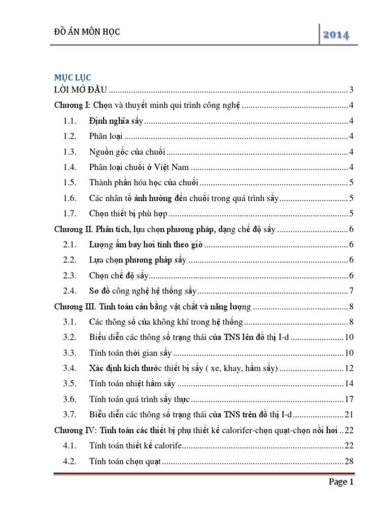 Do-An-Qua-Trinh-Va-Thiet-Bi-Ham-Say-Chuoi | PDF