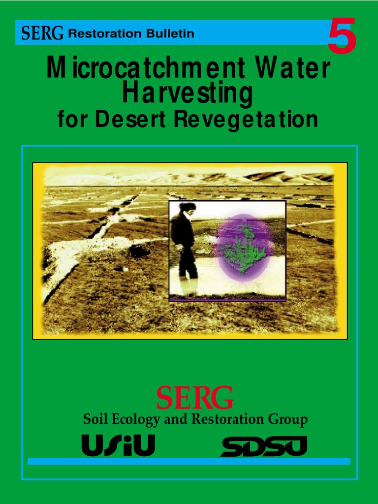 Microcatchment Water Harvesting for Desert Revegetation | PDF | Surface ...