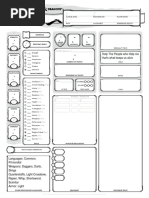 Forbidden Lands Character Sheet | PDF | Leisure | Sports