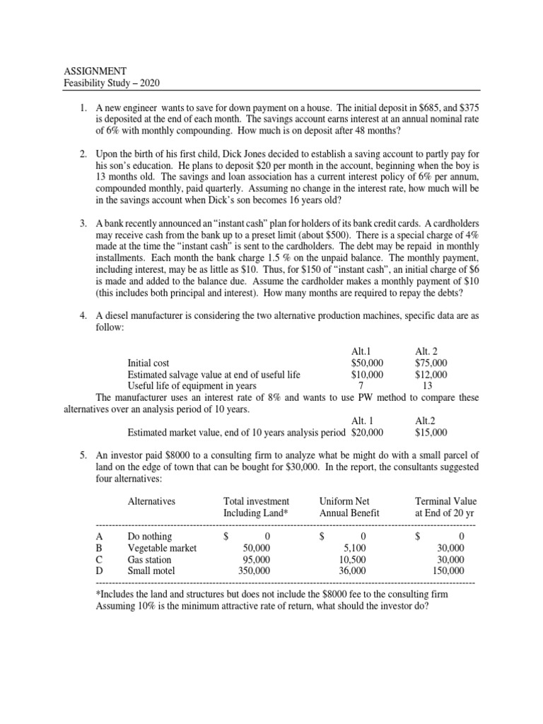 Assignment FS | PDF | Interest | Banks