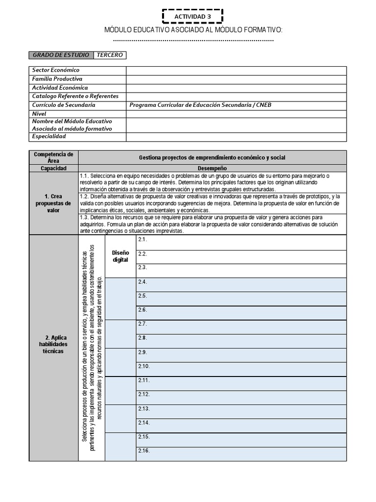 4 Formato Elaboración de Modulos | PDF | Tecnología de información y ...