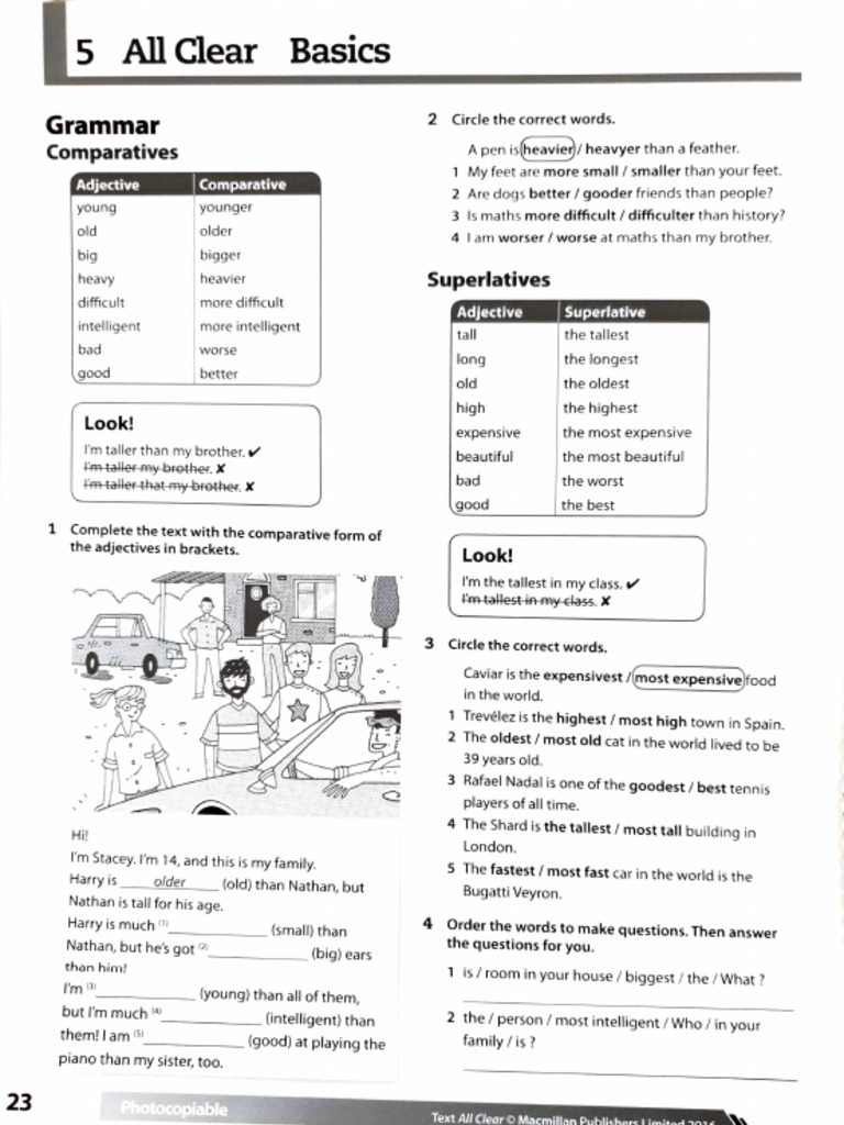 All Clear Grammar Practice PDF | PDF | Linguistic Morphology | Linguistics