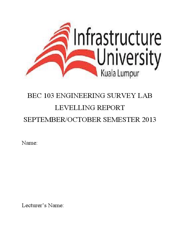Engineering Survey Lab Reports | PDF | Surveying | Geomatics