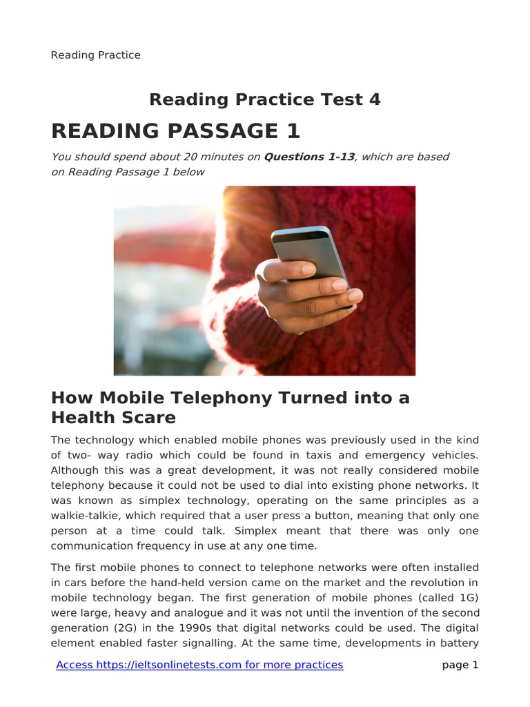 Ielts Simulation Test Vol1 With Answers - Reading Practice Test 4 v9 ...