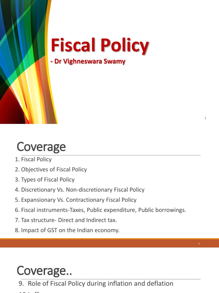 Fiscal Policy | PDF | Fiscal Policy | Government Spending
