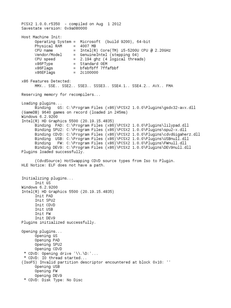 Emu Log | Download Free PDF | Office Equipment | Computer Architecture
