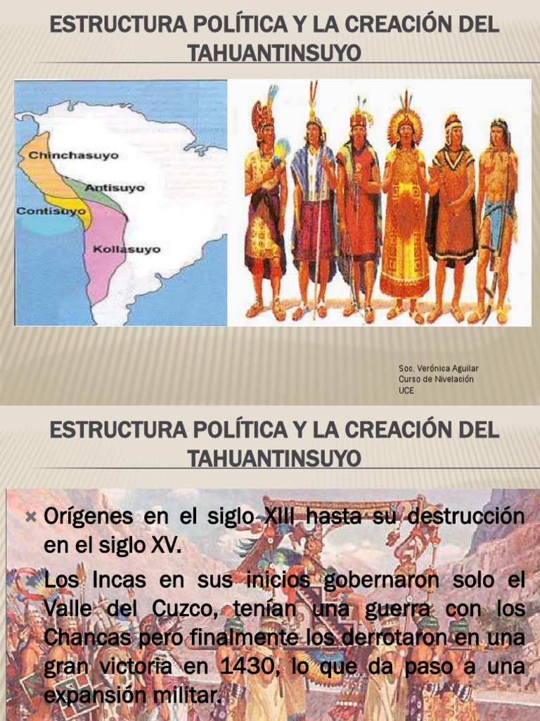 Estructura Política del Tahuantinsuyo | PDF | Imperio Inca | Pueblos ...
