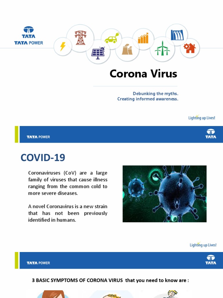 Corona Virus: Debunking The Myths. Creating Informed Awareness | PDF