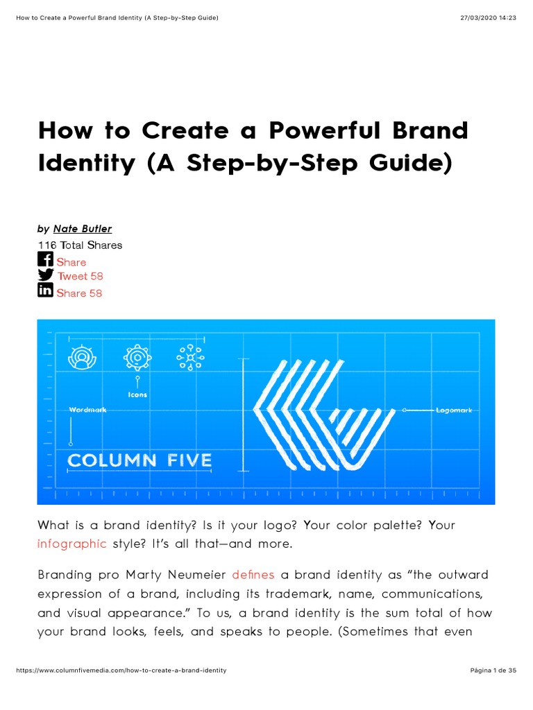 How To Create A Powerful Brand Identity A Step By Step Guide Pdf