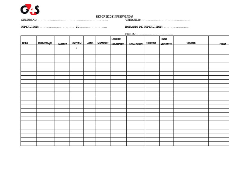 Formato de Supervision | PDF