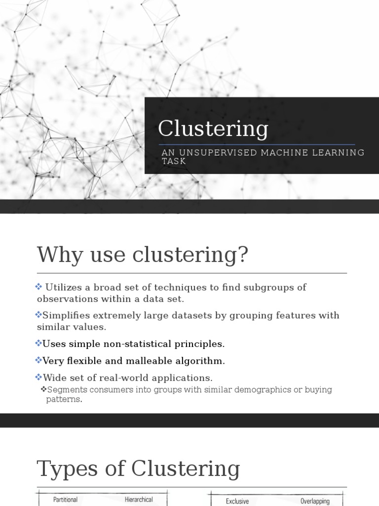 Stat 390 Presentation 2 | PDF | Cluster Analysis | Theoretical Computer Science