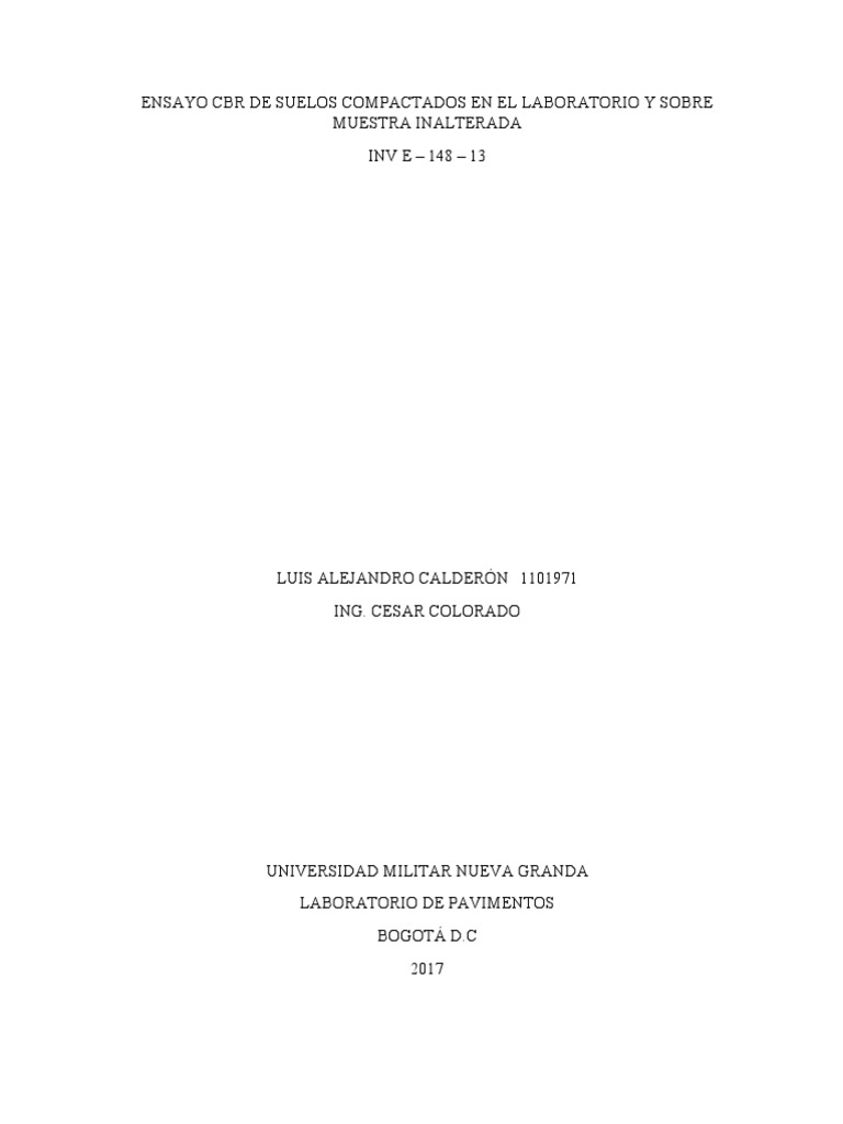 Informe INV E 148 | PDF | Densidad | Pistón