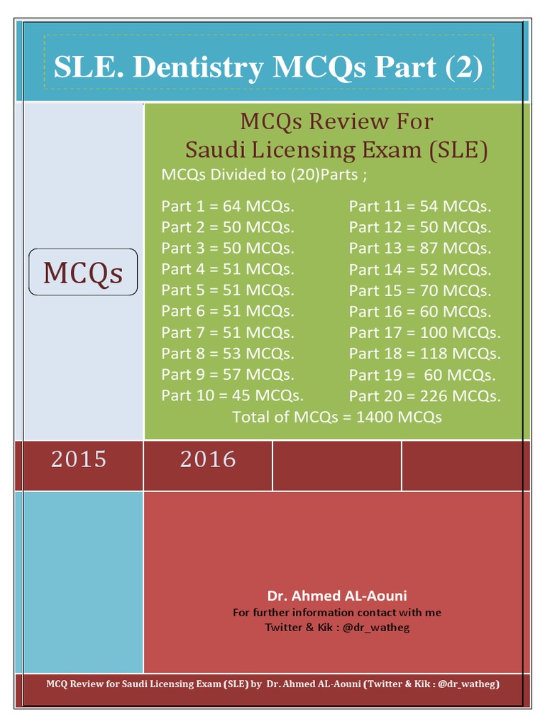 Ahmed SLE Mcq-P2 - E2 - 80 - AB - E2 - 80 - AC PDF | PDF | Dentures ...