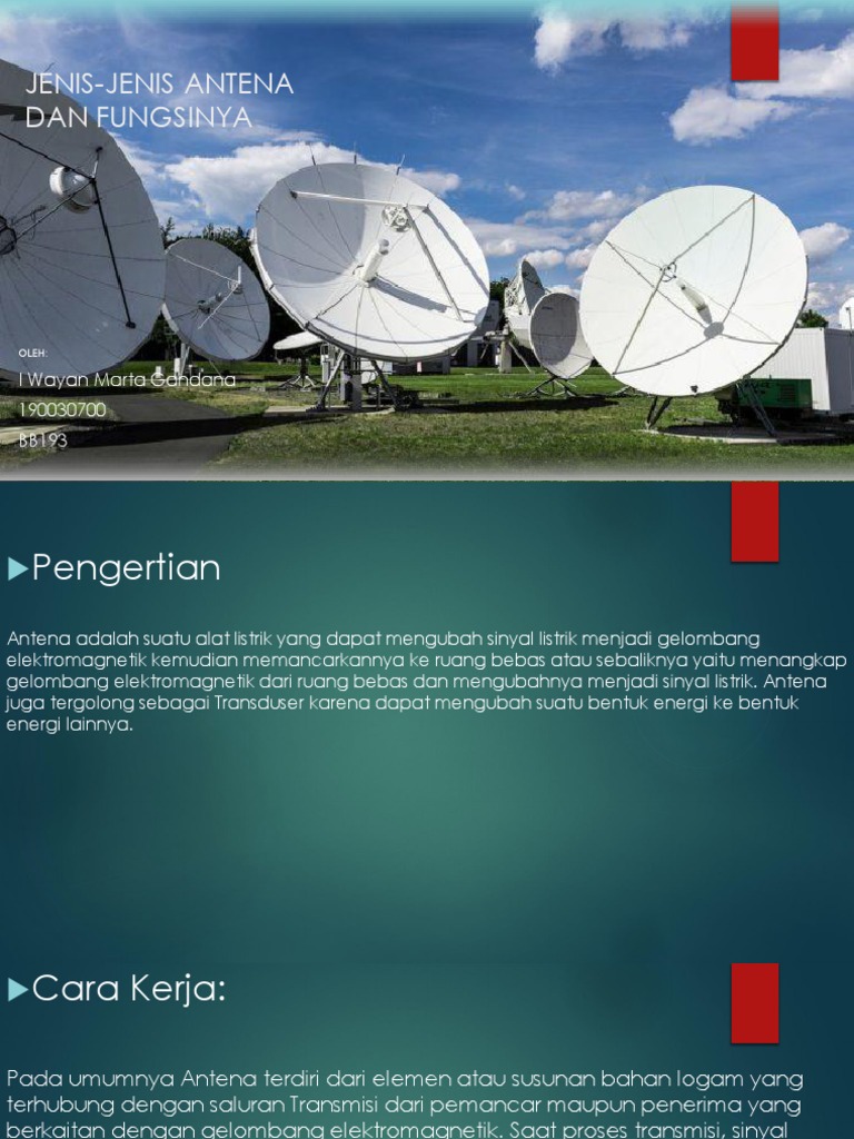Jenis-Jenis Antena | PDF