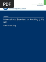 Audit Sampling - Isa 530 | PDF