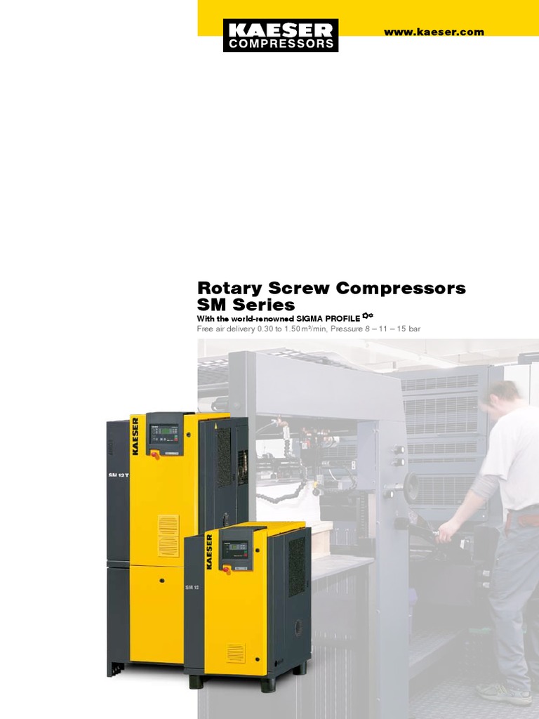 Rotary Screw Compressors SM Series: With The World-Renowned SIGMA ...