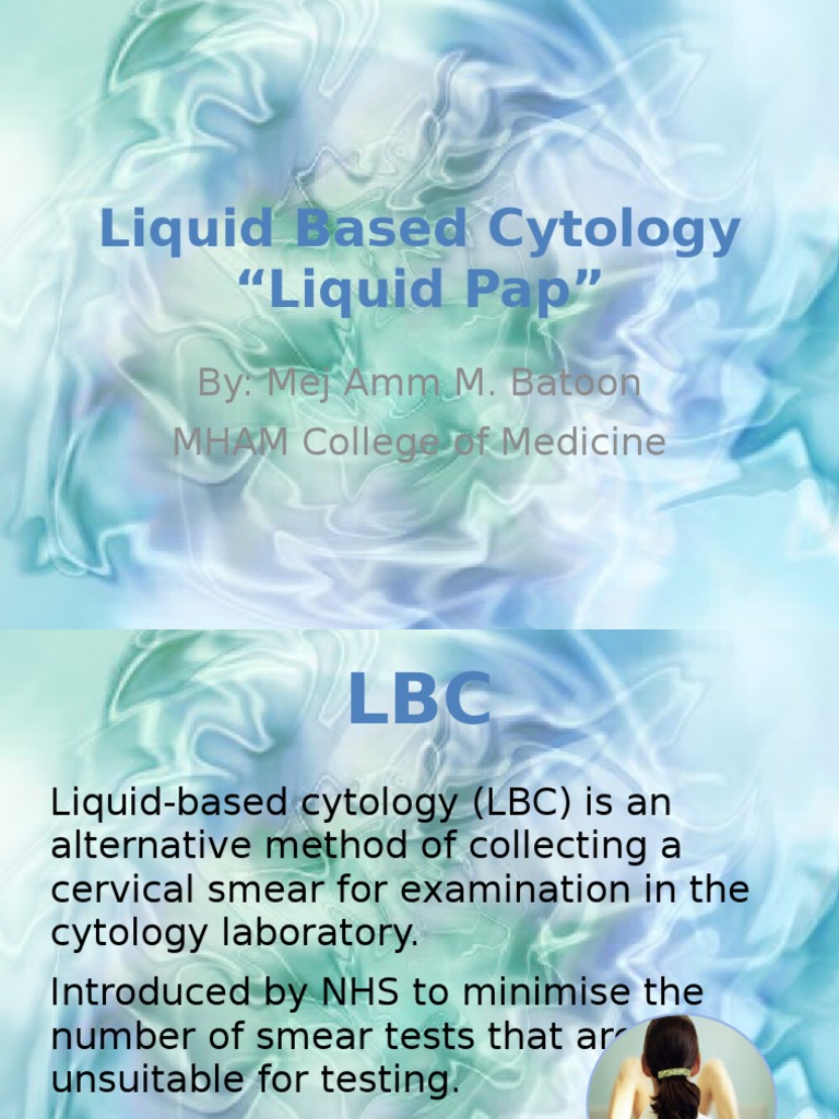 Liquid-Based Cytology Overview | PDF | Self-Improvement