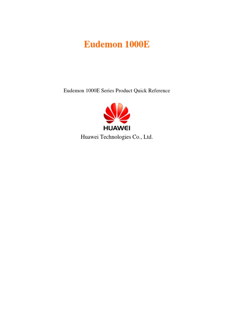 Manual Eudemon-1000 PDF | PDF | Denial Of Service Attack | Peer To Peer