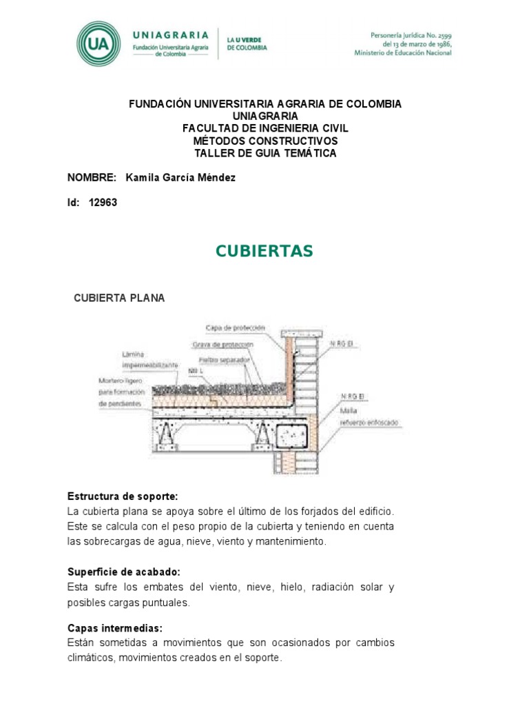 Cubiertas Invertidas | PDF | Techo | Aislamiento térmico