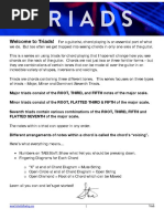 Triads Notation Worksheet PDF | PDF