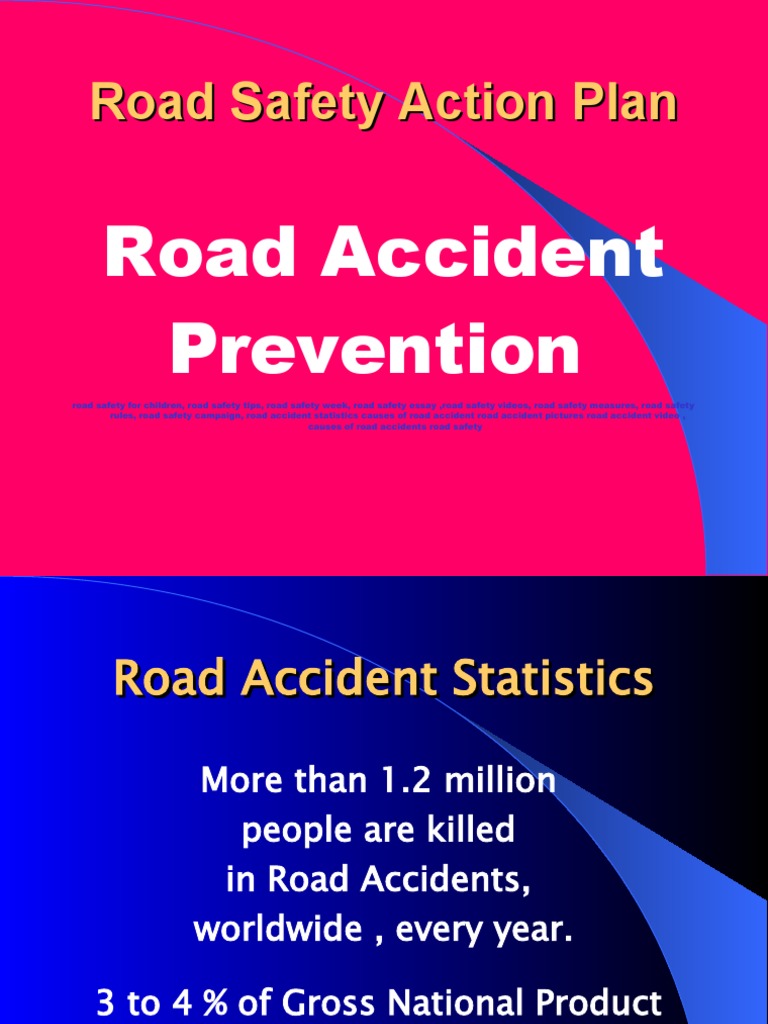 Road Safety Action Plan | PDF | Traffic Collision | Road Traffic Safety