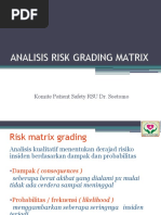 Analisis Matriks Grading Risiko 1 | PDF