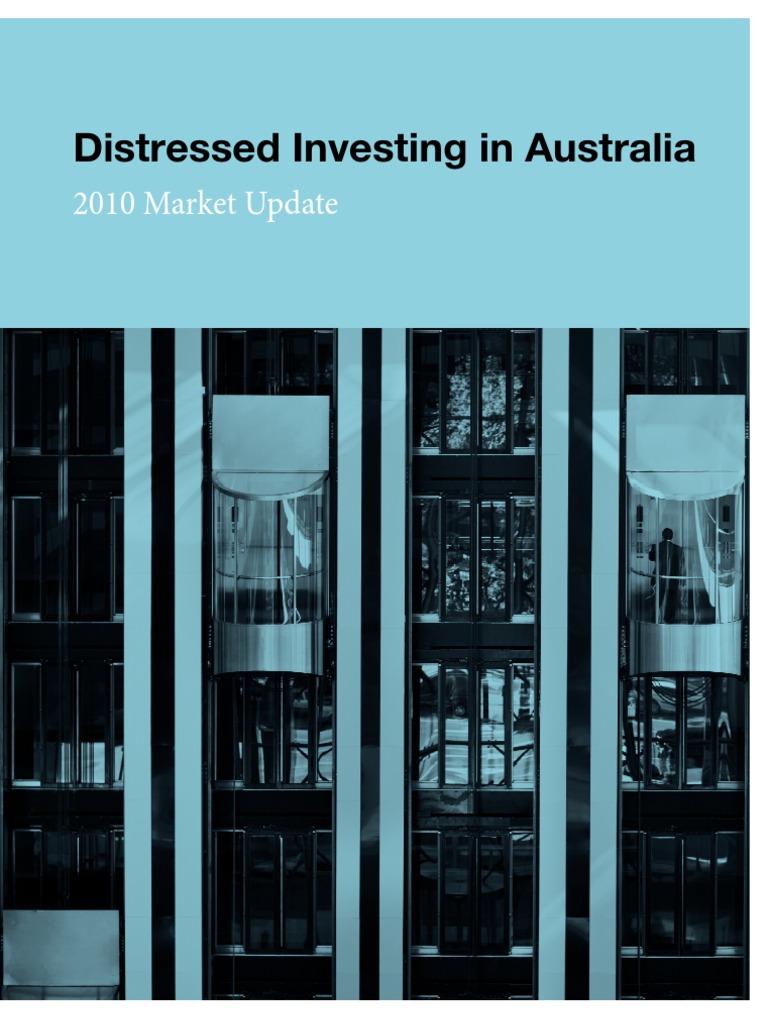 Distressed Investing in AU | PDF | Financial Markets | Insolvency