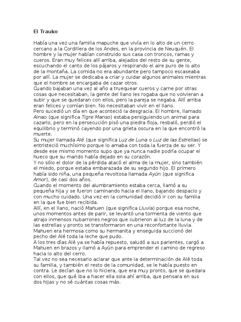 El Trauko | PDF | Naturaleza