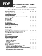 Safety Shower Checklist | PDF