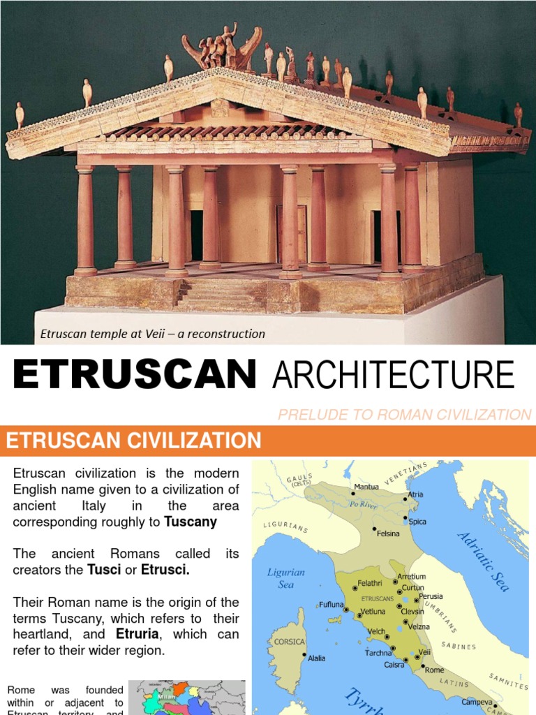 Model Of An Etruscan Temple