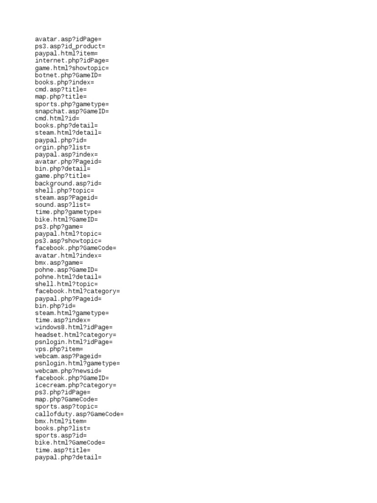 2025 Dork List for Carding Techniques | PDF