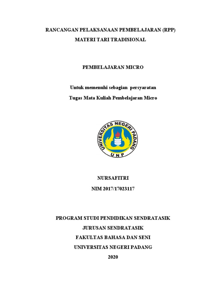 RPP Micro Teaching | PDF