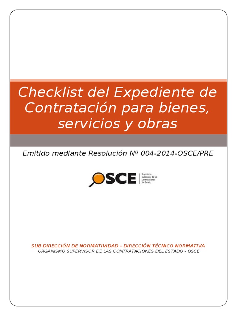 Check List Exp Contratacion | PDF | Apelación | Presupuesto