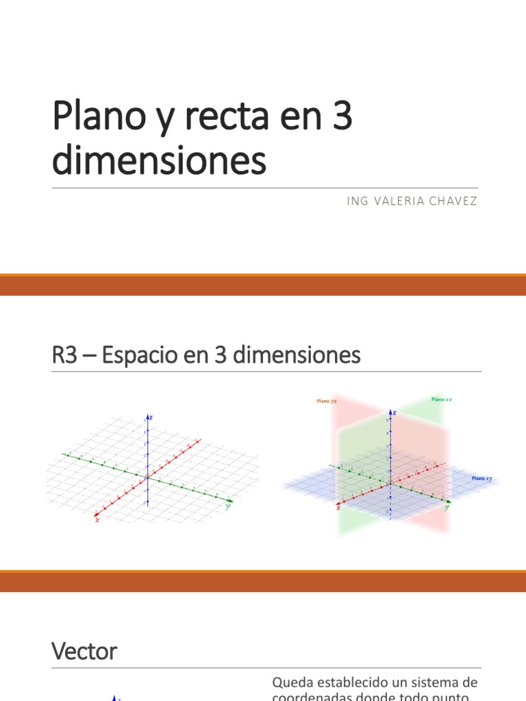 Plano y Recta en 3 Dimensiones PDF | PDF | Geometria plana) | Línea ...