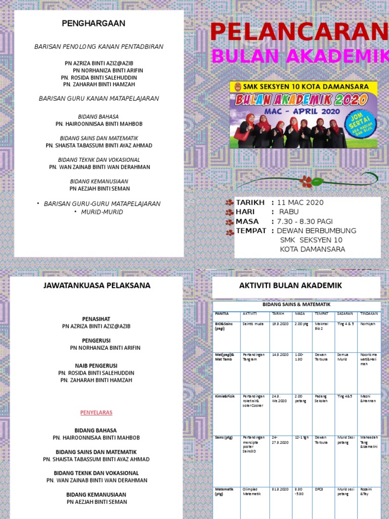 Buku Program Bulan Koakademik | PDF