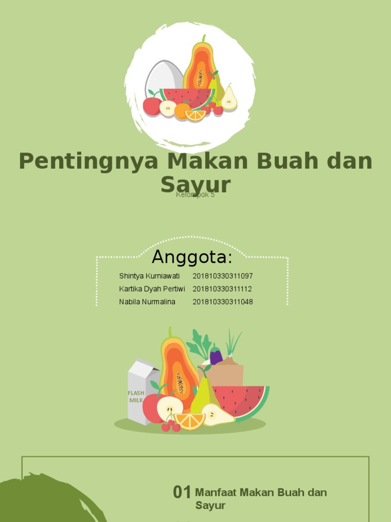 Pentingnya Makan Buah Dan Sayur | PDF