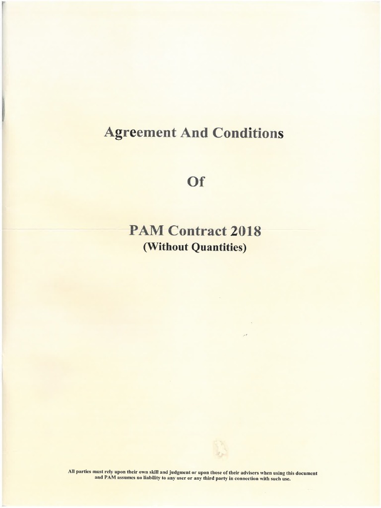 PAM 2018 Without Quantity | PDF