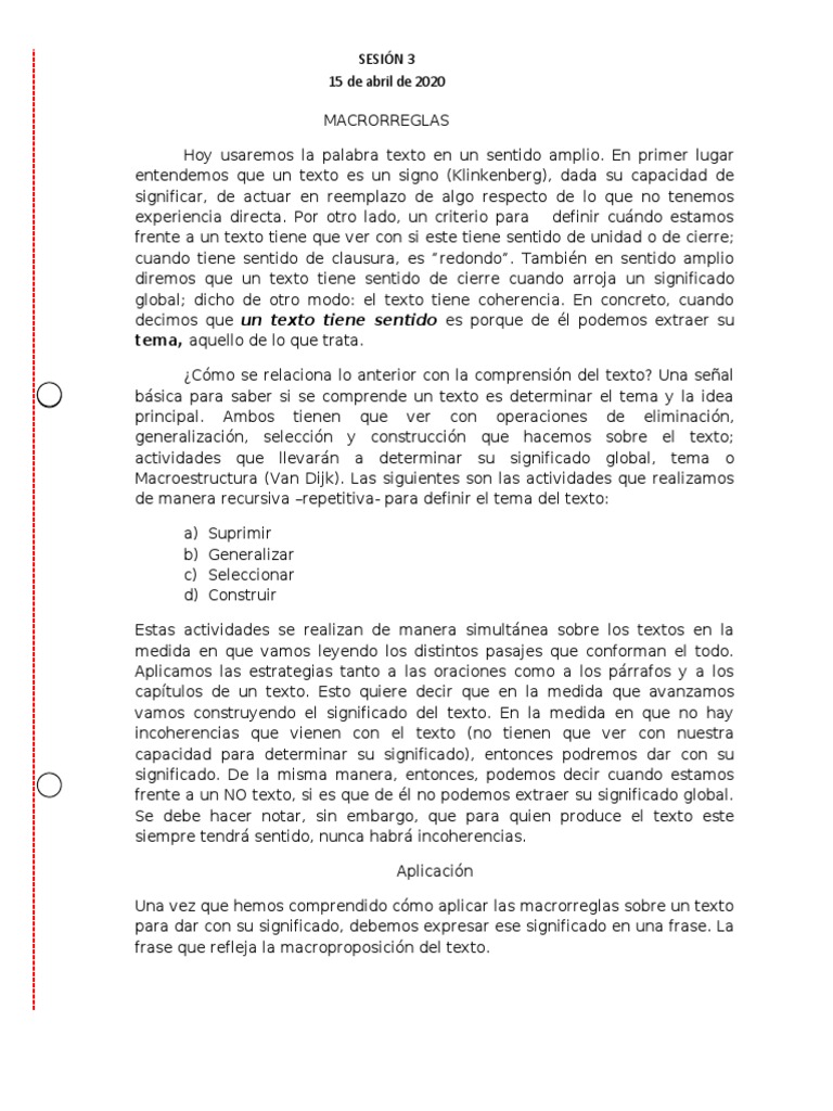 Macrorreglas y Ejemplos | PDF | Proposición | Información