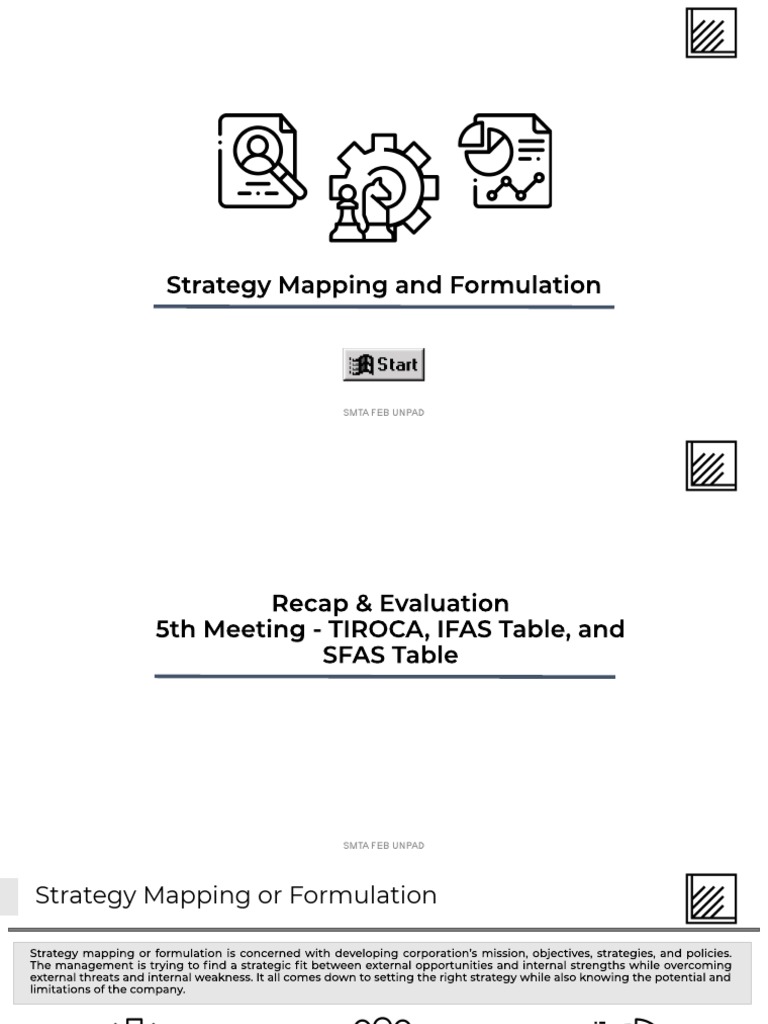Strategy Mapping and Formulation | PDF | Strategic Management ...